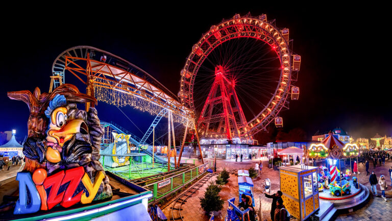 Winterstimmung im Wurstelprater ⋆ Prater.at